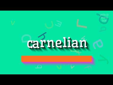 How to say "carnelian"! (High Quality Voices)