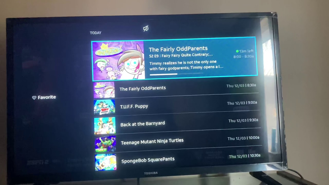 Reviewing The Nicktoons Schedule For Today For The Next Few Days