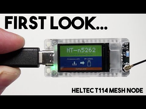 Heltec Mesh Node T114 First Look!!!