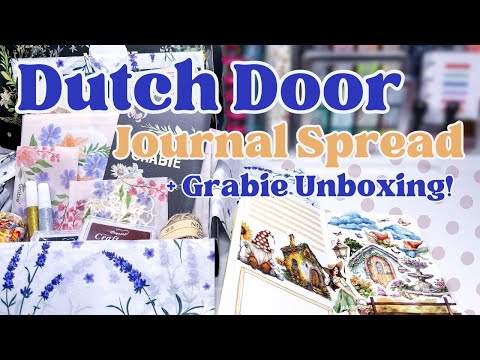 Creative Journal Setup & Plan With Me December 2024 [Dutch Door Spread + Grabie Unboxing!]