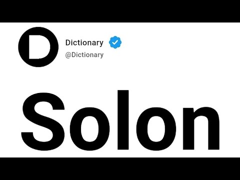 Solon Meaning In English