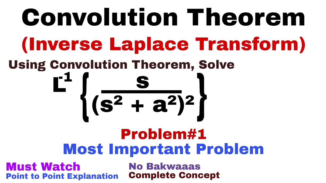 31. Convolution Theorem | Complete Concept and Problem#1 | Inverse Laplace Transform