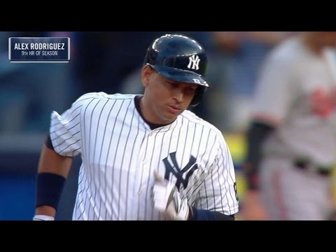 BAL@NYY: Rodriguez crushes career home run No. 696