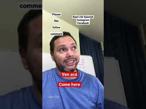 How to say “come here” in Spanish