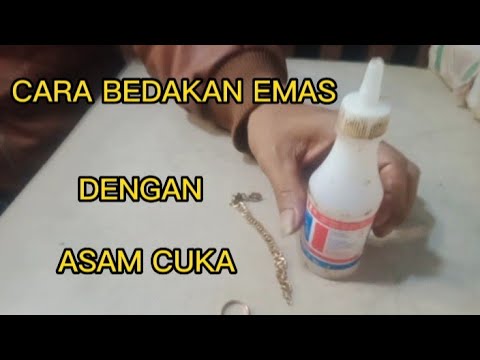 SIMPLE WAY TO TEST GOLD WITH VINEGAR ACID