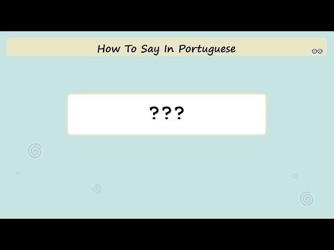 How To Say 'Guilherme' In Portuguese!