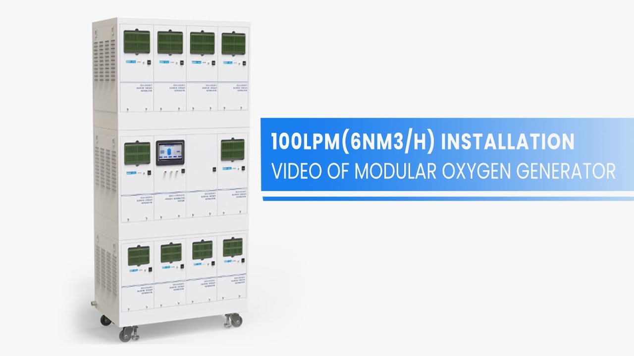 WEGO Psa Oxygen Generator Plant｜Modular Oxygen Concentrator display video｜Oxygen Generator Factory