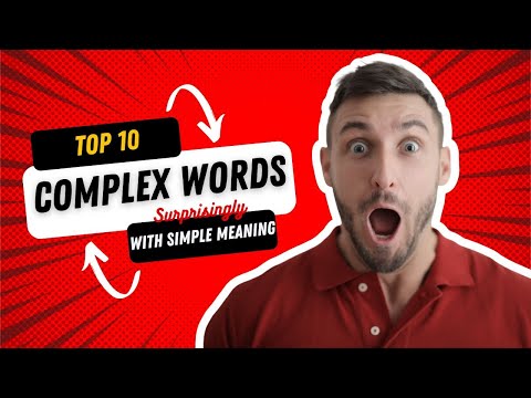 10 complex words with absolutely simple meaning | Vocabulary | English | VocabularyToday