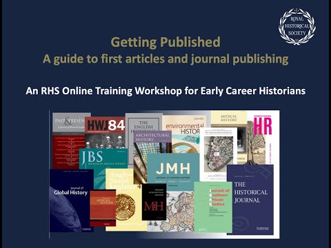 RHS training workshop: 'Getting Published: a guide to first articles and journal publishing'.