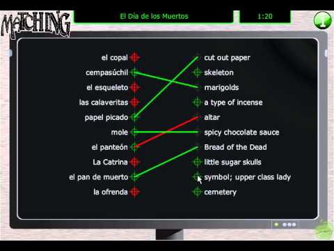 Game Guroo Spanish Matching Game