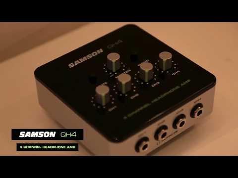 SAMSON QH4 4-Channel Headphone Amplifier