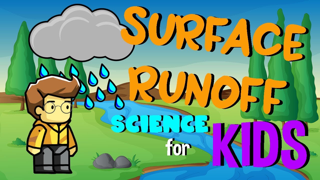 What is Surface Runoff | Water Cycle | Science for Kids