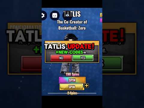 [☀️UPD] Basketball: Zero TATLIS SHOWCASE & codes #basketballzero #update #foryou #roblox #TeamTatlis