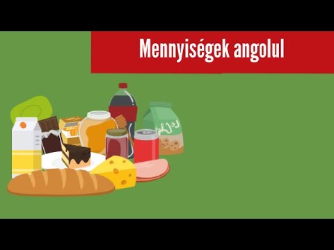 Mennyiségek kifejezése angolul