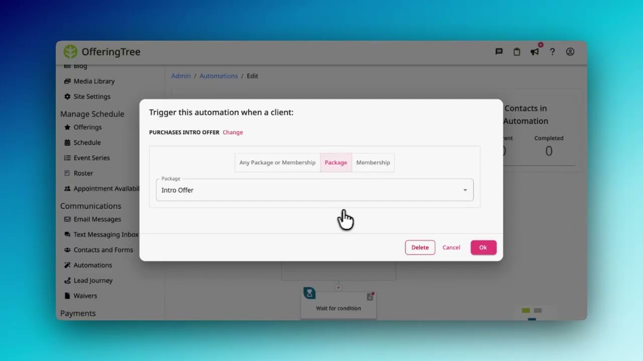 Display Intro Offer Status | OfferingTree Tutorials