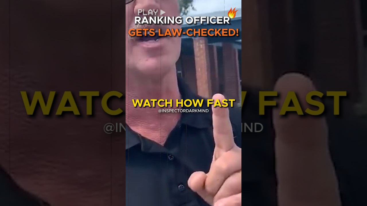 Ranking Officer Gets Dismissed For Violating Guy's 1st & 4th Amendment For Legally Filming In Public