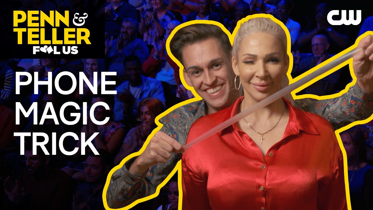 Magicians Perform Magic Trick with Alyson's Phone | Penn & Teller: Fool Us | The CW