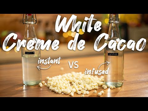 2 Ways to Make a White Chocolate Creme de Cacao