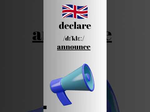 How to Pronounce Declare in English British Accent #learnenglish #learnenglishtogether