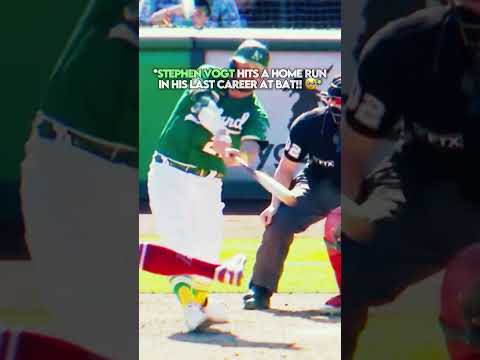 Stephen Vogt’s Last Career At Bat Was One To Remember! 🥹 | #shorts #baseball