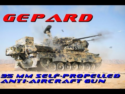 Gepard 35 mm self-propelled anti-aircraft gun