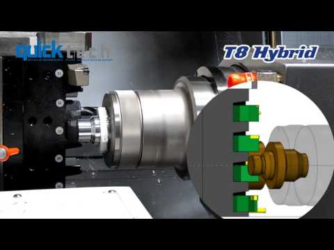 QuickTECH T8HY Hybrid Twin Turrets Y-Axis Turn/Mill Centers