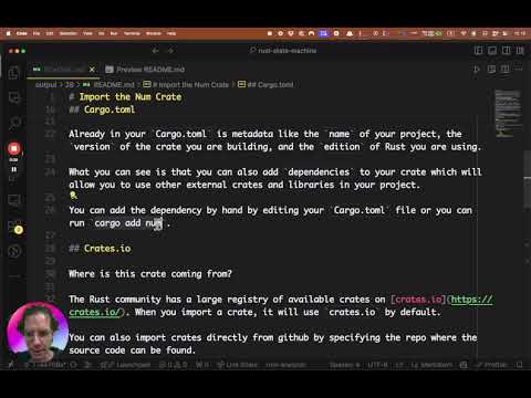 Rust #3.2 - Importing External Dependencies in Rust: Adding the Num Library