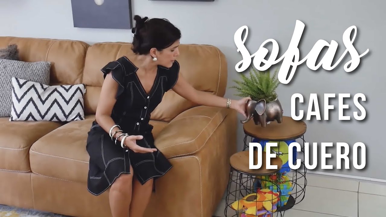 CASA PEQUEÑA CON SOFÁ DE CUERO CAFÉ: MAKEOVER EA