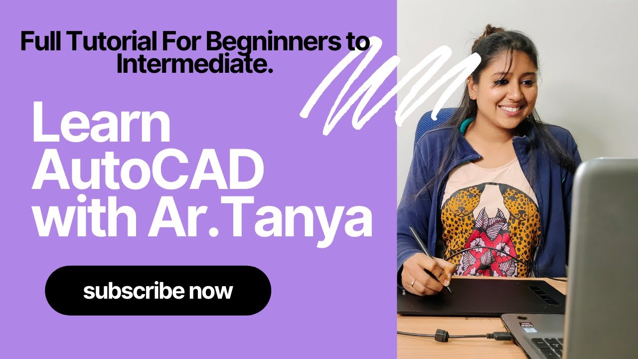 Full AutoCAD tutorial for beginners to intermediate.
