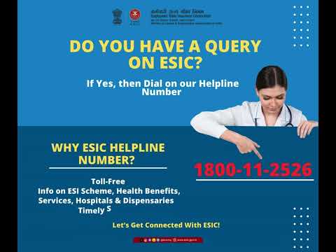 Get all your queries resolved just by dialing the ESIC helpline number!!