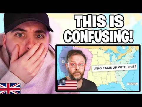 Brit Reacts to US Culture Shock: American Time Zones