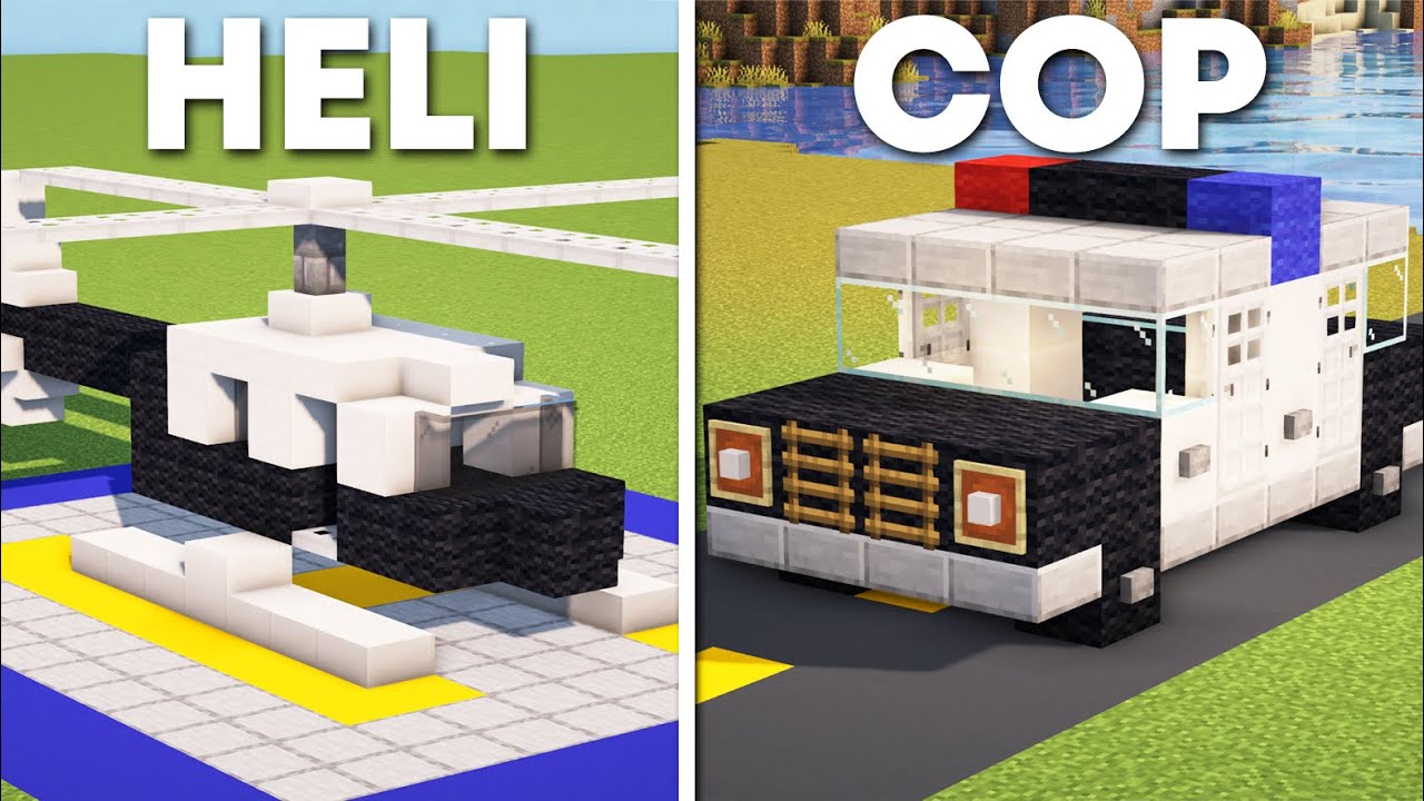 Minecraft: Police Build Hacks! - Minecraft Builders