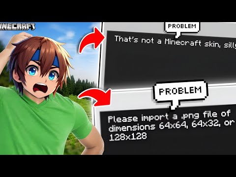 Minecraft skin import problem | How to upload skin in MCPE {1.20 & 1.21+}