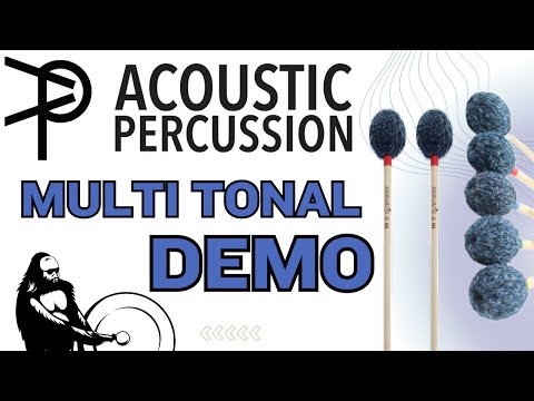 Acoustic Percussion Multi-Tonal Marimba Mallets - More Tones, Less Mallets