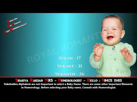 BOY BABY NAME STARTING WITH SU 12 - BEST BABY NAME, BUSINESS NAME NUMEROLOGY 9842111411