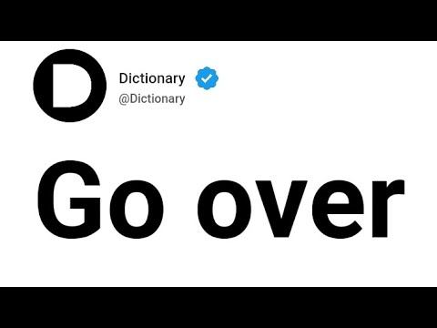 Go over Meaning In English
