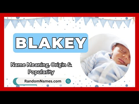 Blakey - Baby Boy Name Meaning, Origin & Popularity - RandomNames.com