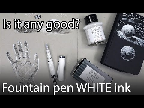 White ink for fountain pen Is the DeAtramentis Document white really worth it?