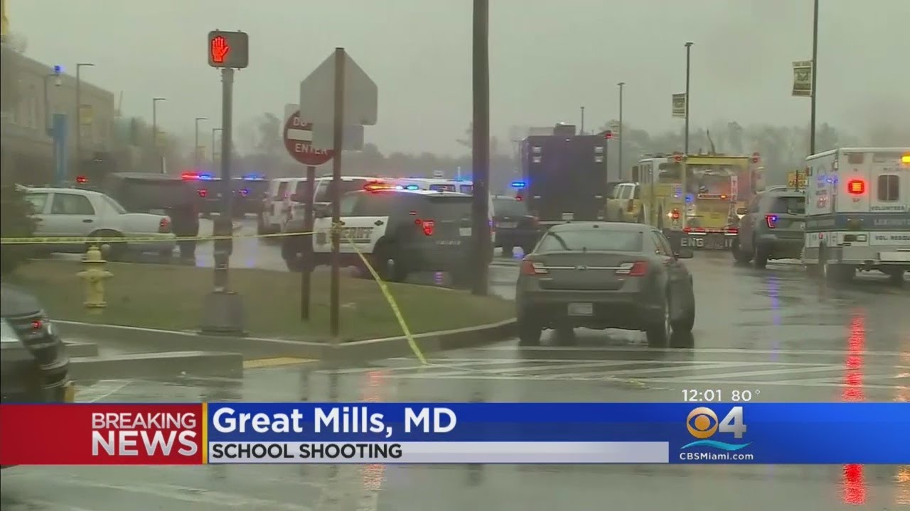 Gunman Dead, 2 Injured In Maryland School Shooting
