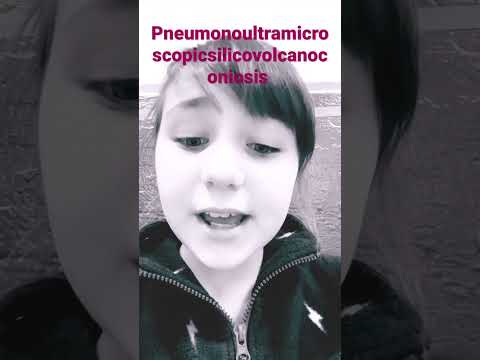  Pneumonoultramicroscopicsilicovolcanoconiosis
