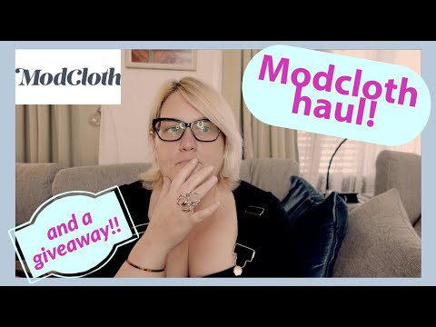 Plus size mod cloth haul, and a giveaway! modcloth review