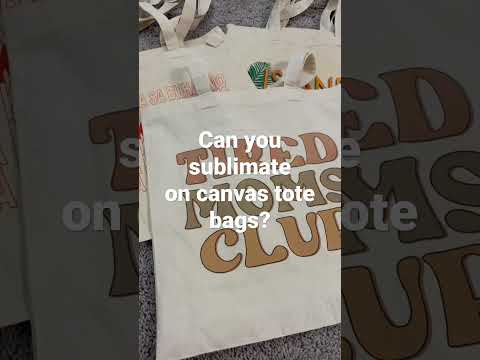 How to sublimate on Canvas Tote bags? Come back and I’ll show you how!