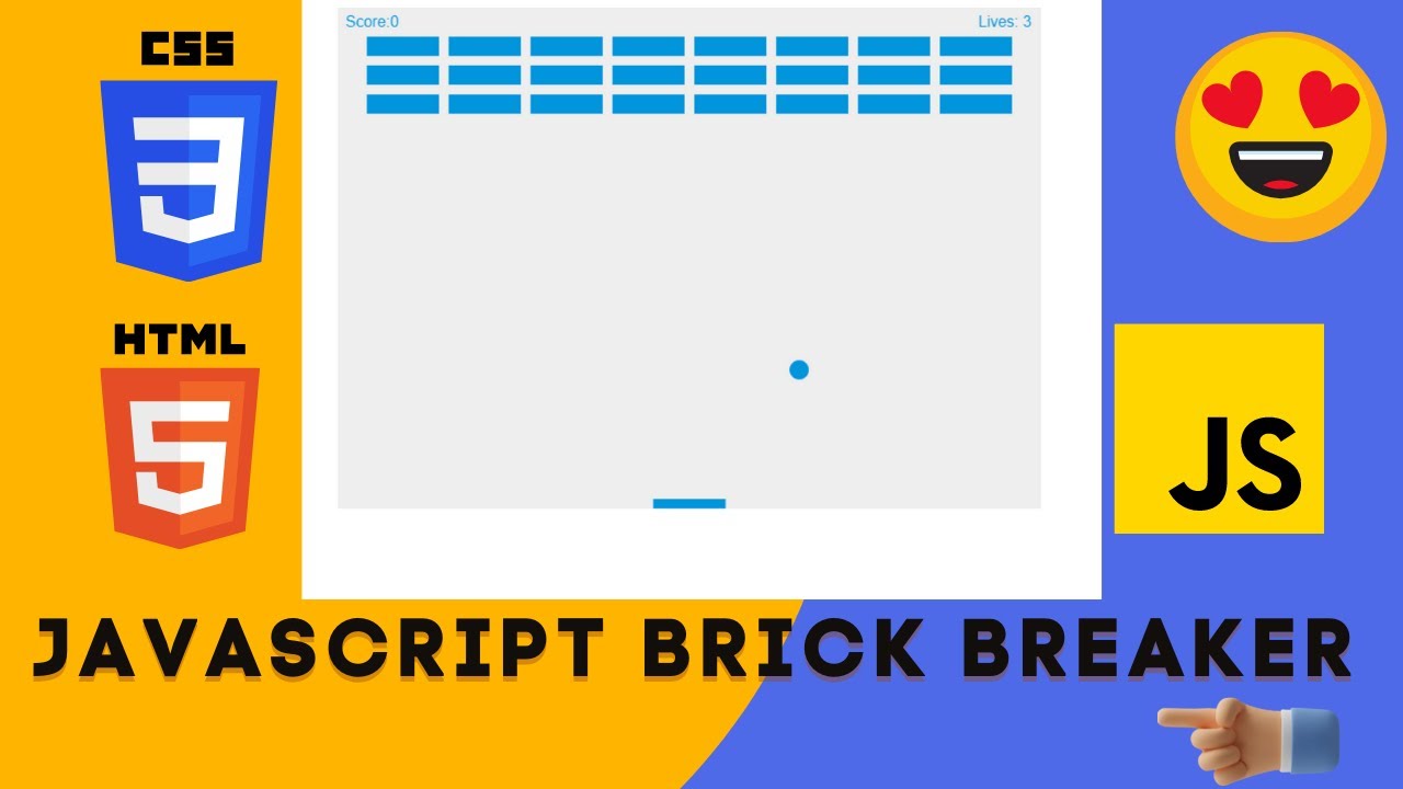 Javascript Brick Breaker | Brick Breaker Javascript Code