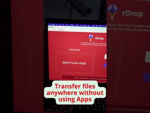 Transfer files SUPER FAST: No size limits, from browser