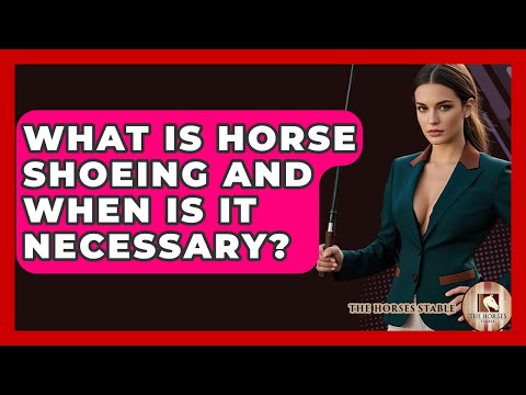 What Is Horse Shoeing And When Is It Necessary? - The Horses Stable