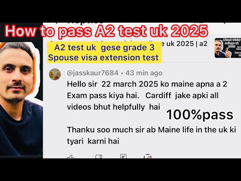 A2 test uk 2025 trinity college London | spouse visa extension test 2025 #a2 #test #uk