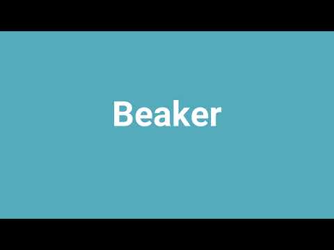 'Beaker' Meaning and Pronunciation