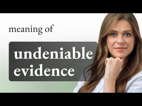 Unveiling the Truth: The Power of Undeniable Evidence