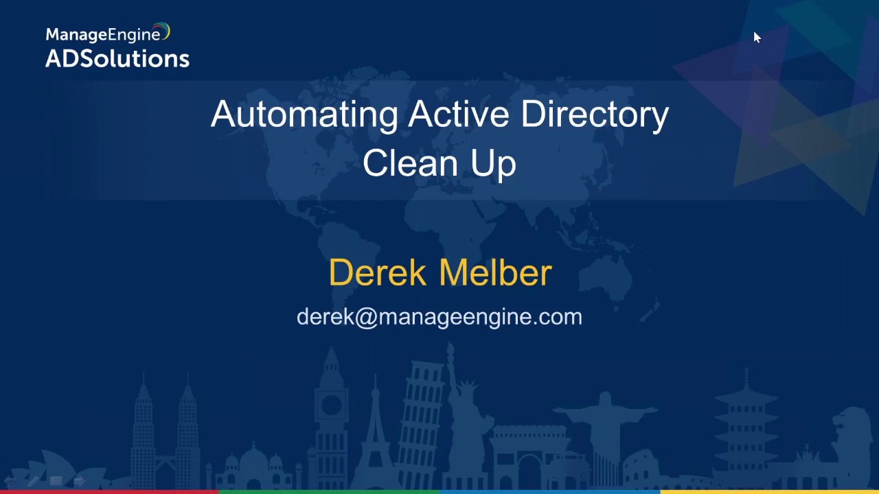 Webinar - Automating Active Directory Clean Up