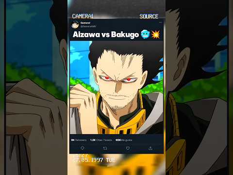 Aizawa vs Bakugo 🥶💥 | #myheroacademia #edit #amv #mha #anime